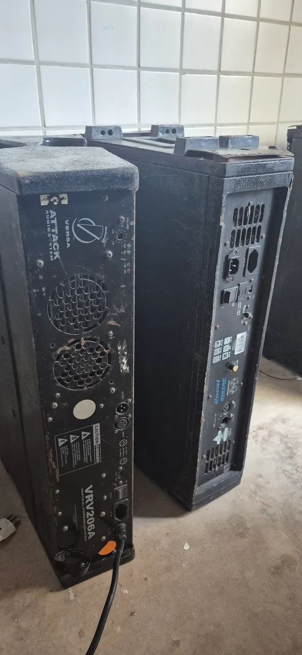 Caixas ativas tipo Line array Attack/Oneal - Aparelhos de Som - Turu ...