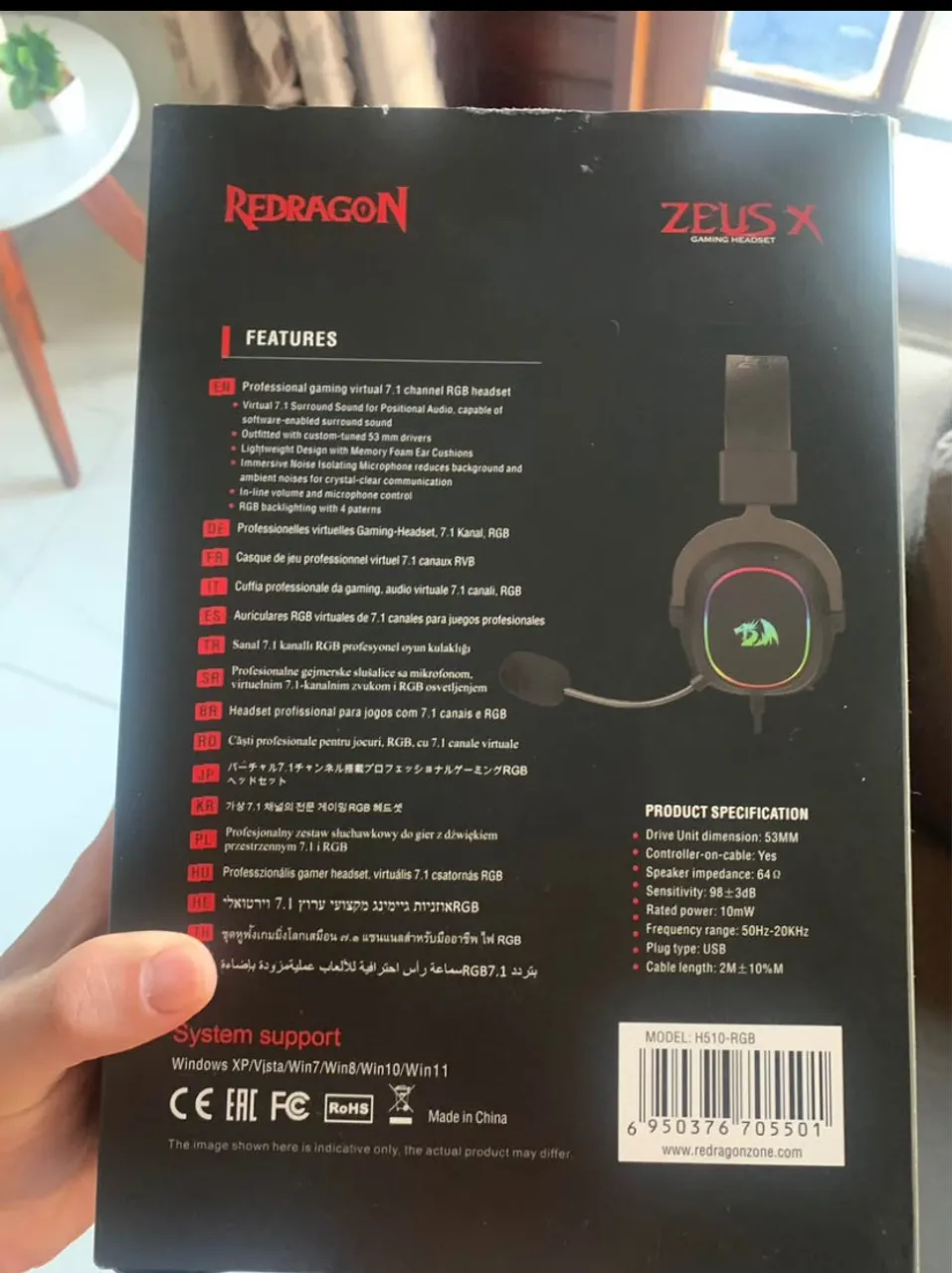 "fone red dragon" no Brasil