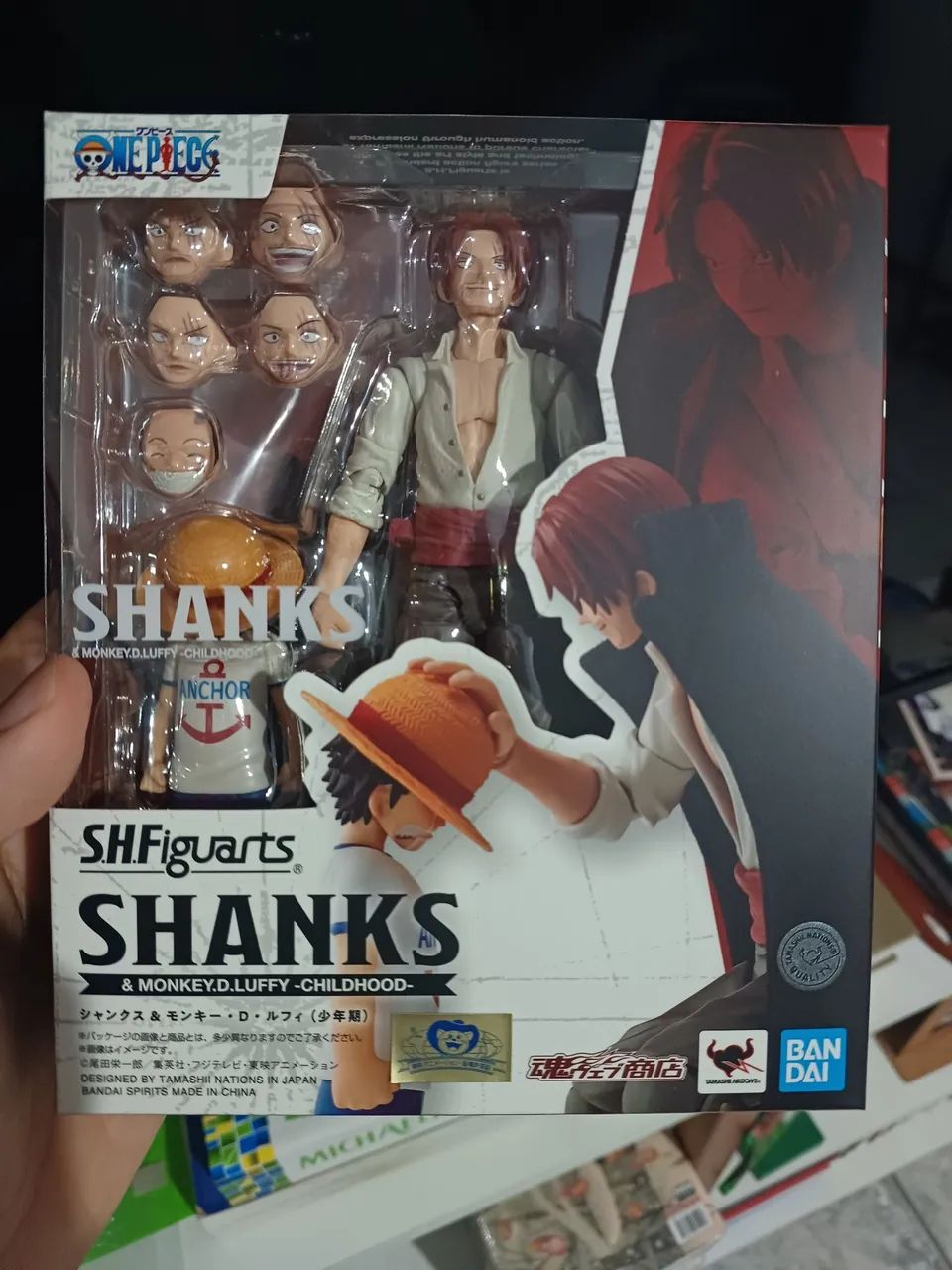 Sh Figuarts Shanks & Monkey.D.Luffy - Childhood - Hobbies e coleções ...