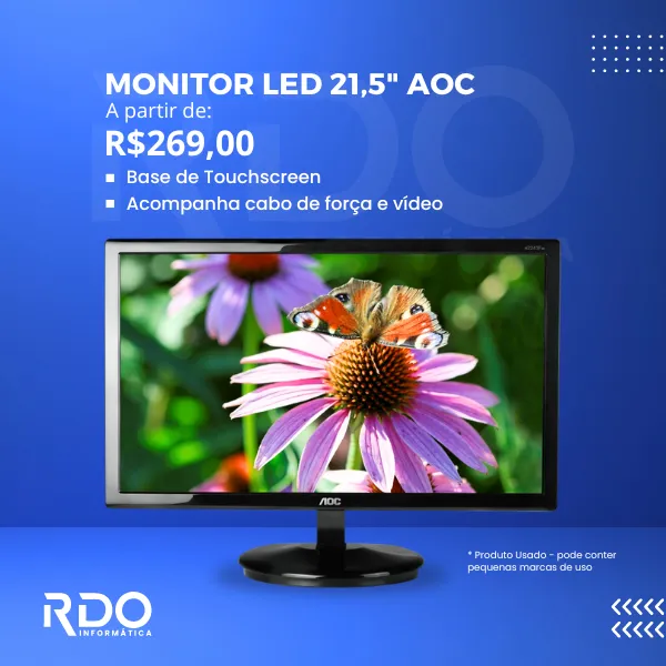 "monitor de 21 polegadas" - Monitores no Brasil