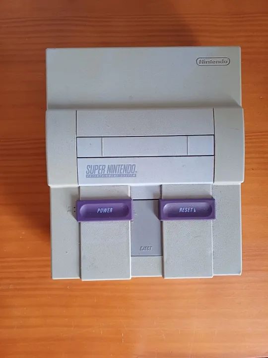 SUPER NINTENDO SNES CONTROL DECK SNSM-001(BRA) (ORIGINAL) COM FITAS ...