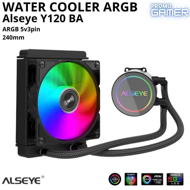 WATER COOLER Alseye Y120 BA ARGB - novo lacrado - Periféricos e ...