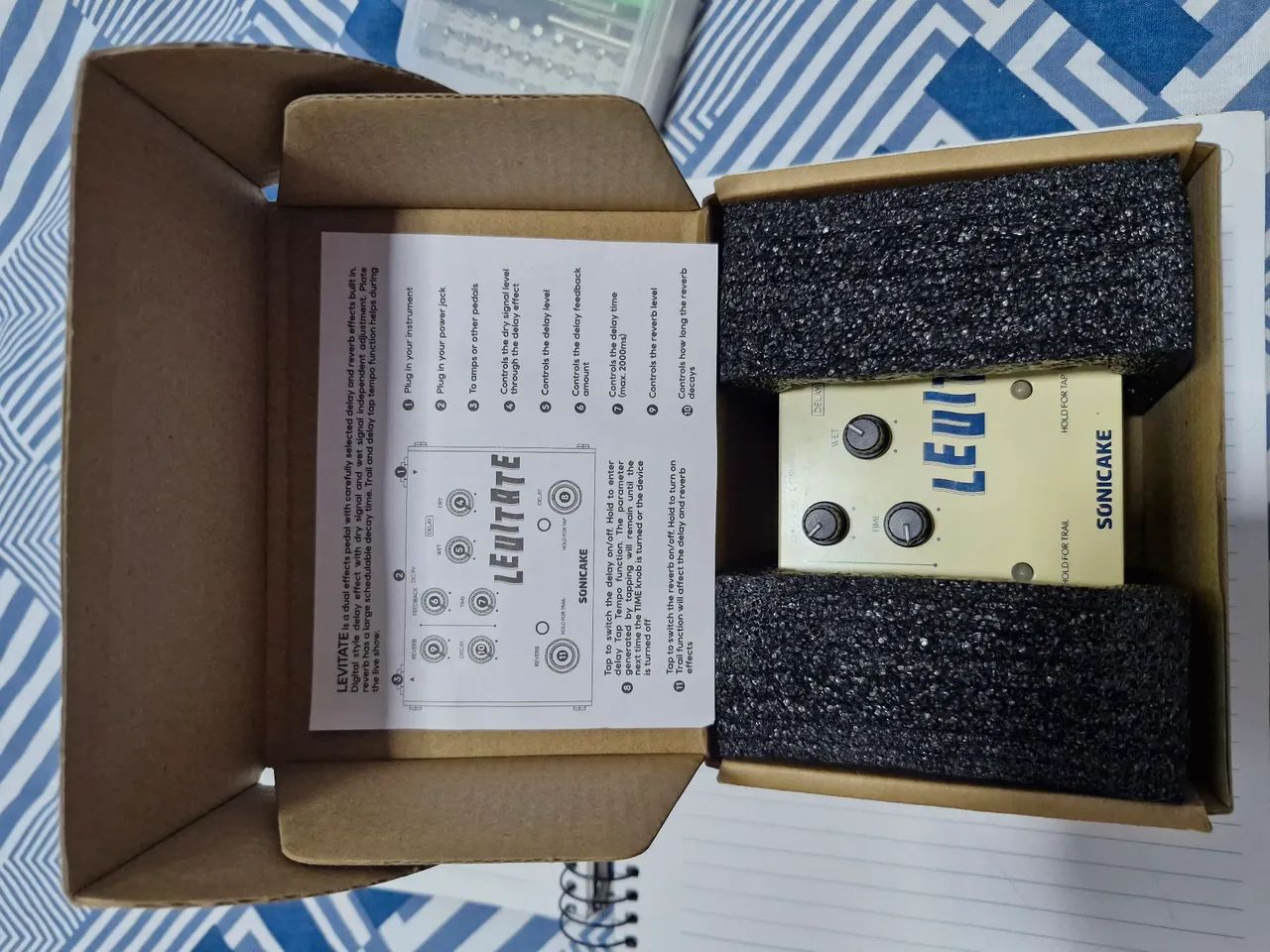 LEVITATE - PEDAL DE DELAY E REVERB - Instrumentos musicais - Centro ...