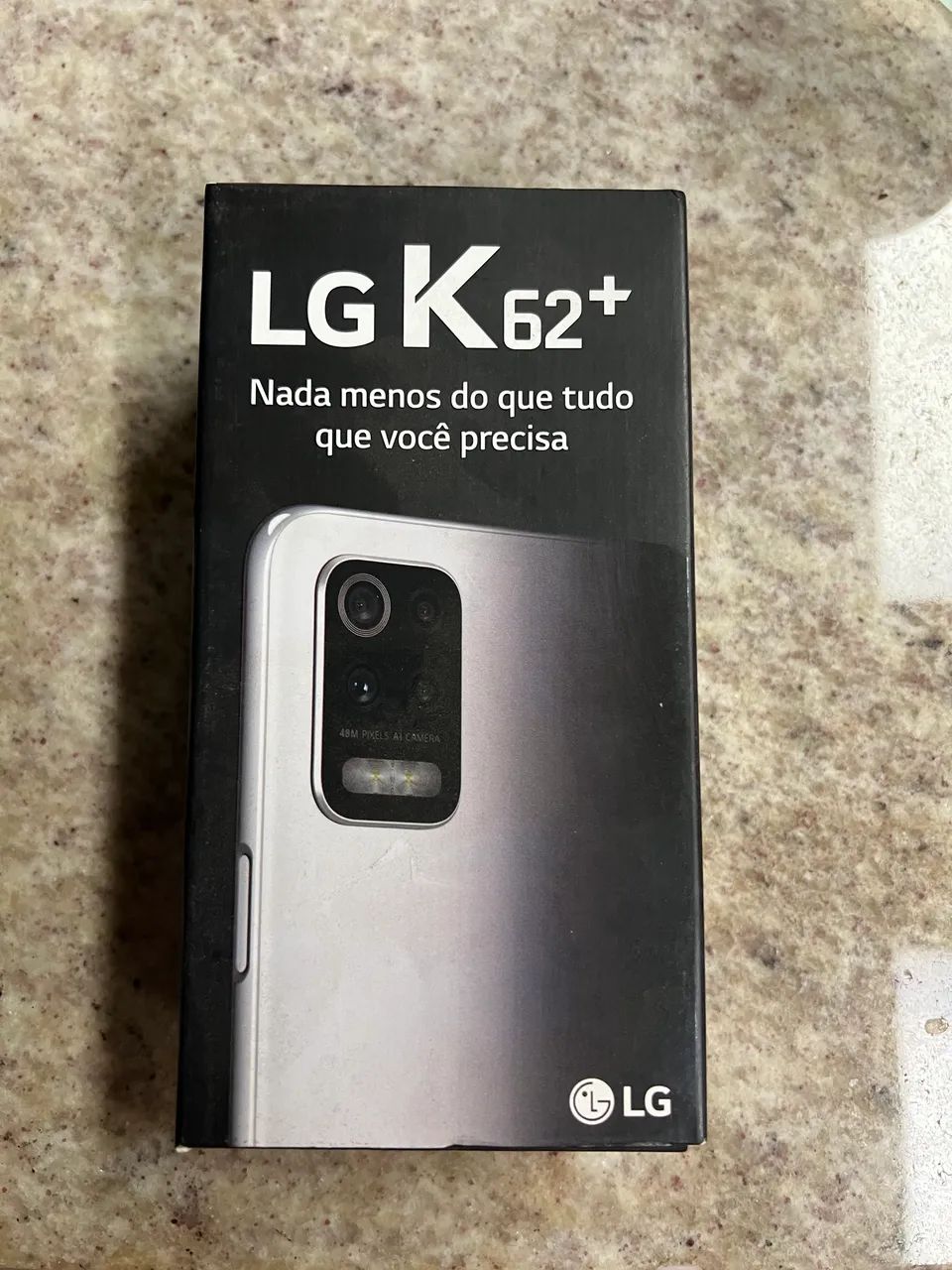 Smartphone LG K62+ 128GB, Tela de 6.6?, Câmera Traseira Quádrupla e ...