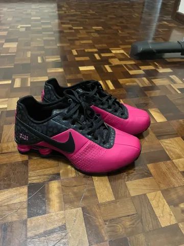 "tenis nike shox rosa" no Brasil