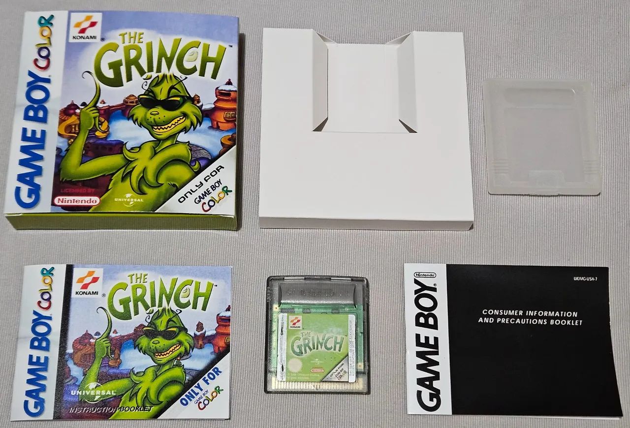 Jogo game boy color gbc the grinch original ler descrição - Jogos de ...