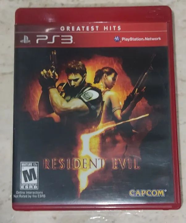 Resident Evil 5 - PS3 - Greatest Hits - Jogos de Vídeo Game ...