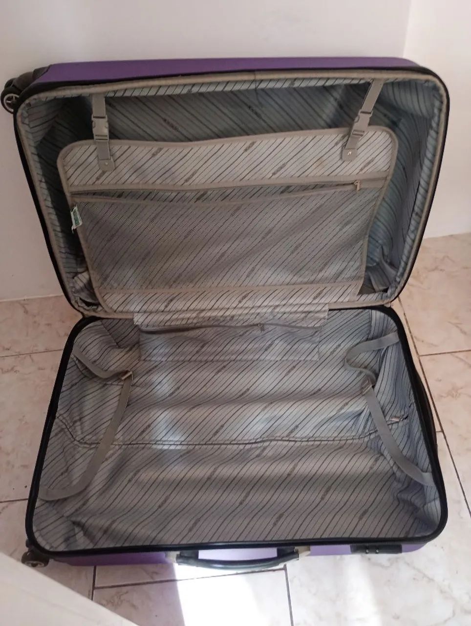 Mala Bagaggio em Polipropileno Expansível Roxa - Bolsas, malas e ...