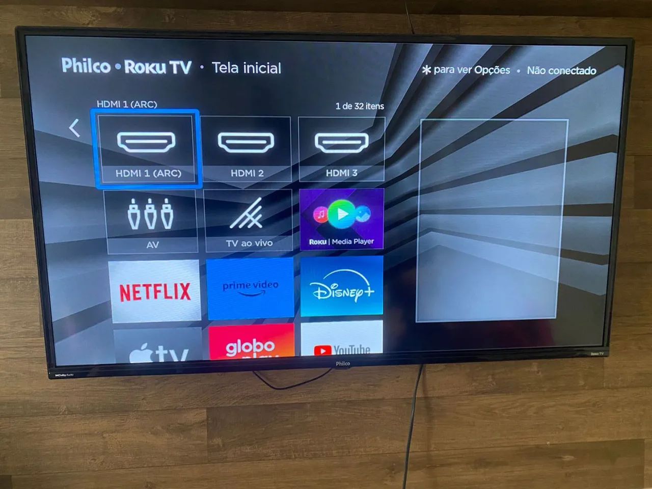 "televisor led 42 polegadas" no Brasil