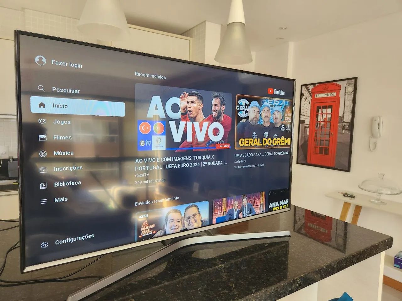 "smart tv led 40 samsung full hd" no Brasil