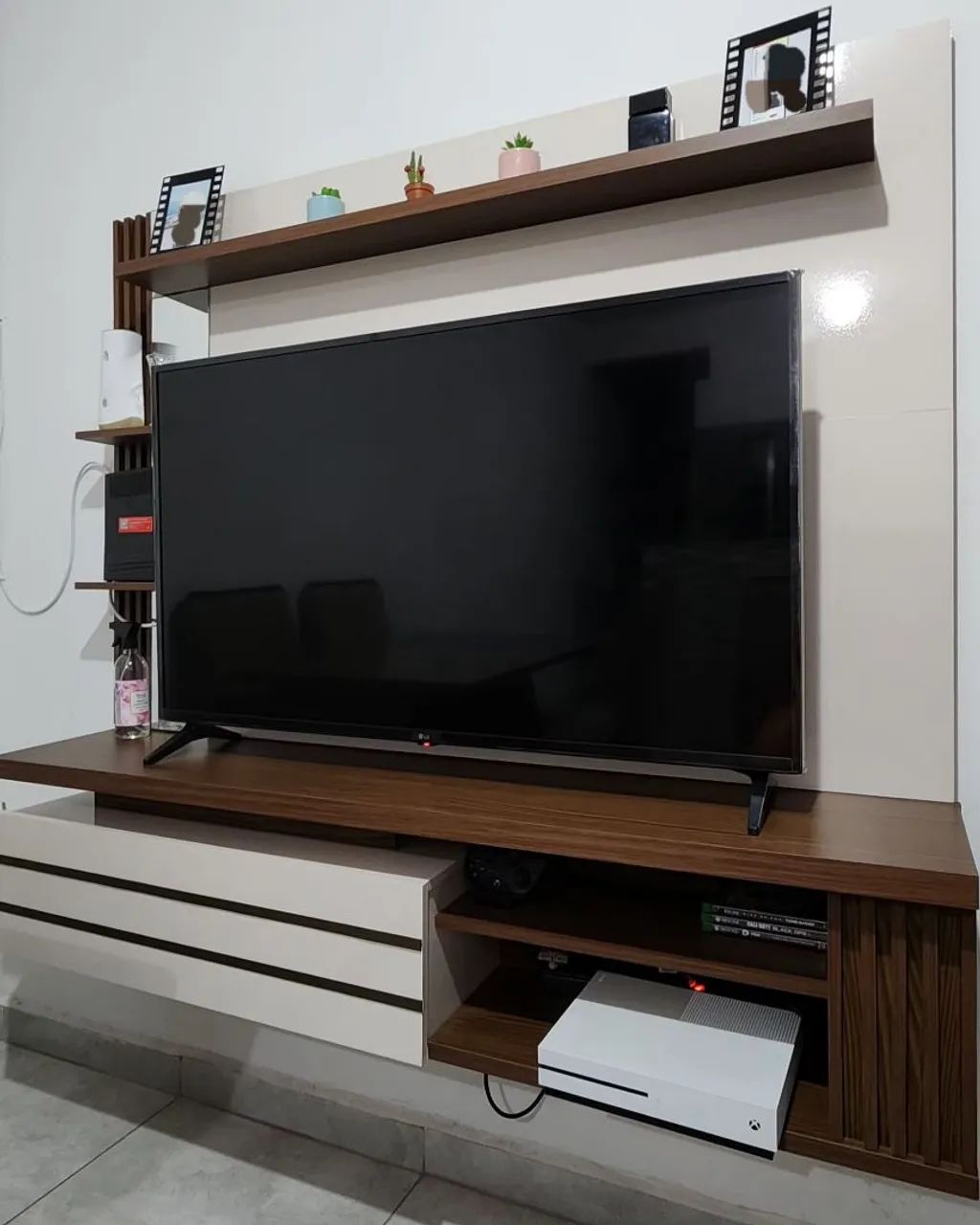 Móvel para TV 55 polegadas Completo com Prateleiras e Nichos - Racks e Painéis - Jardim das ...