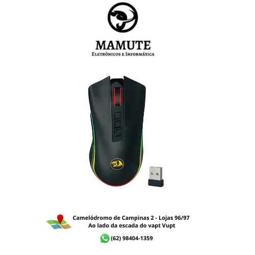 Mouse Gamer Sem Fio Redragon Cobra Pro M711-PRO 16000DPI - Periféricos ...