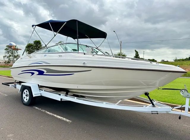 Lancha Colunna 235 + Motor mercruiser 220 HP + carreta rodoviária ...