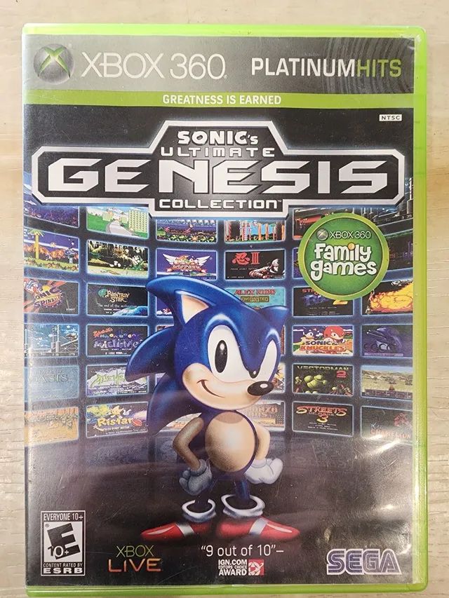"sonic genesis collection" no Brasil