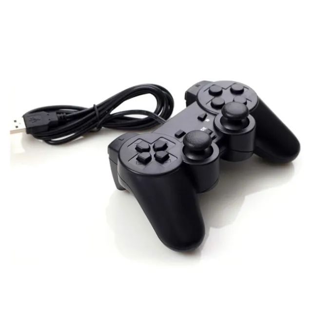 Controle Gamepad Joystick Com fio USB Doubleshock para Console PS3 ...