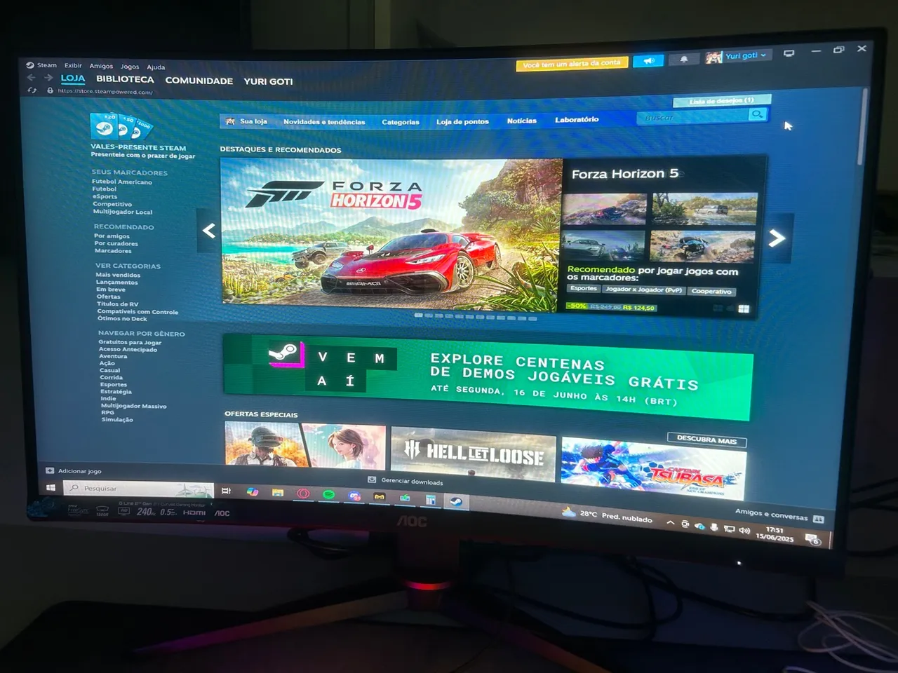 "monitor gamer 240hz" - Monitores no Brasil