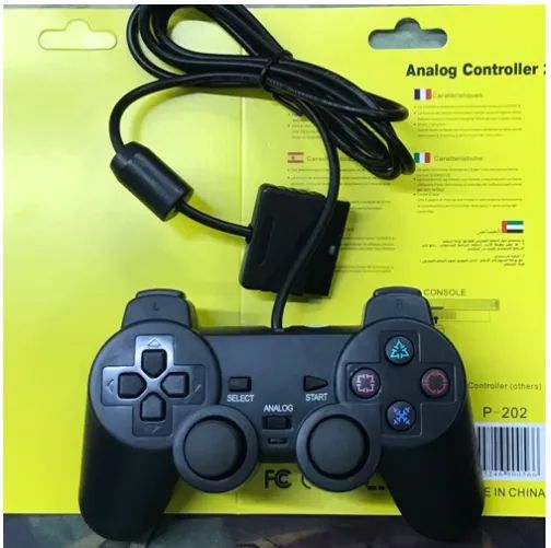 Controle Joystick Ps2 & Ps1 Com Fio Dualshock - Peças e Acessórios de ...