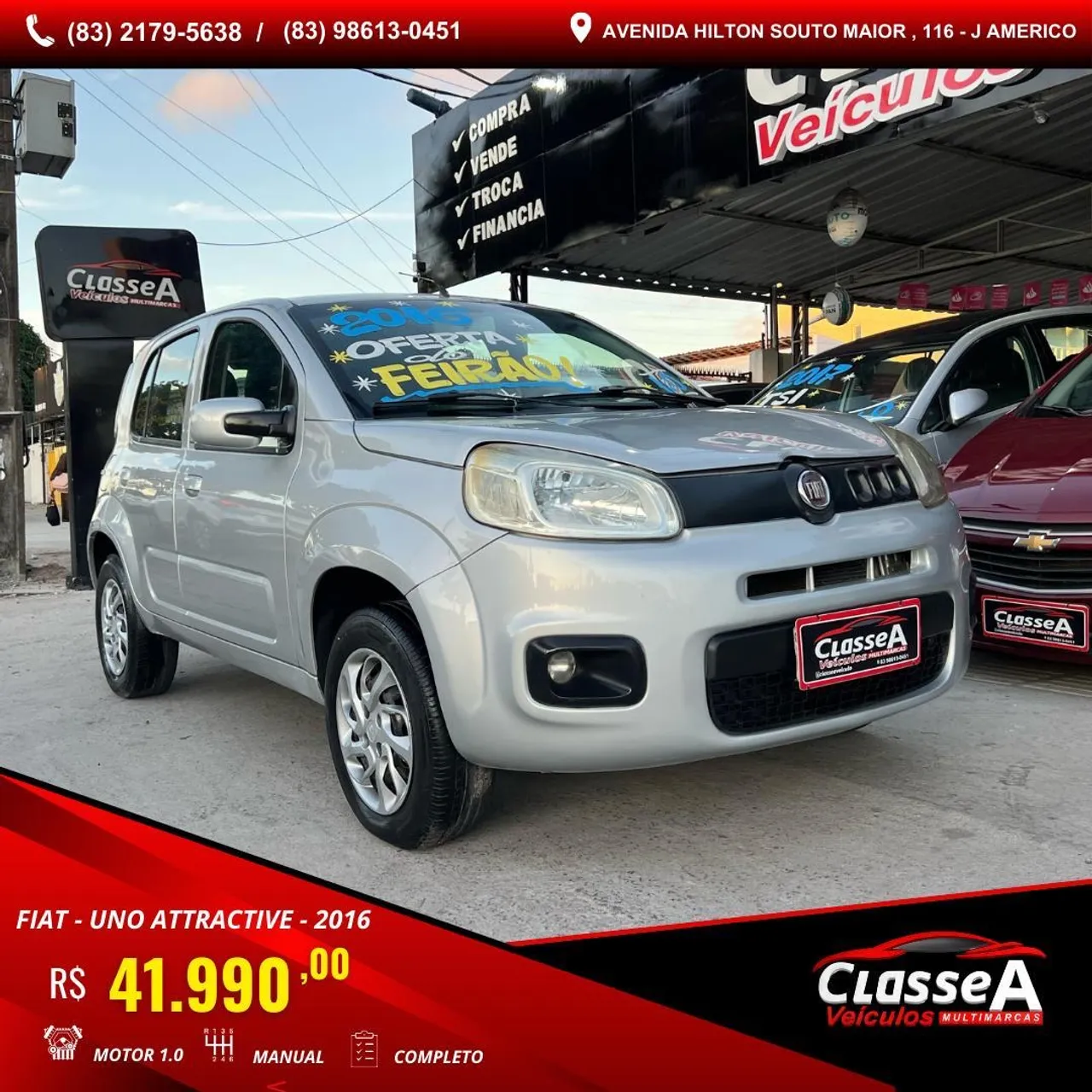 FIAT UNO 2016 Usados e Novos