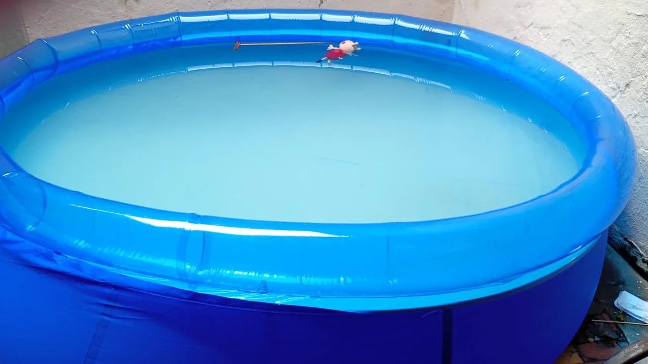 Piscina redonda 3.4 litros nova! - Esportes Aquáticos - Penha, Rio de ...