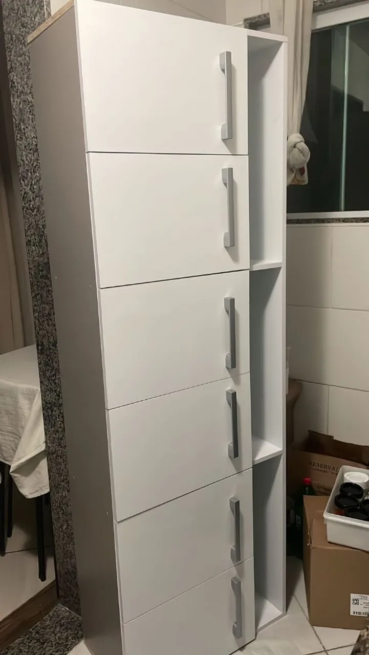 "armario vertical de cozinha" - Armários e Guarda-Roupas no Brasil
