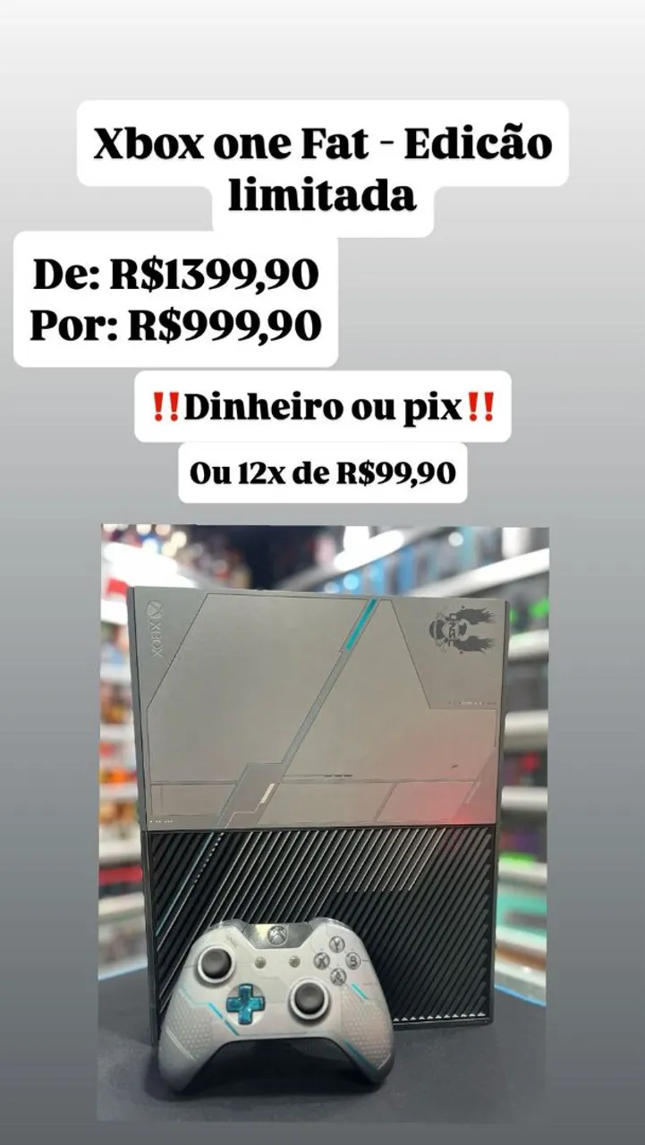 "xbox one fat console" - Consoles de Vídeo Game no Brasil