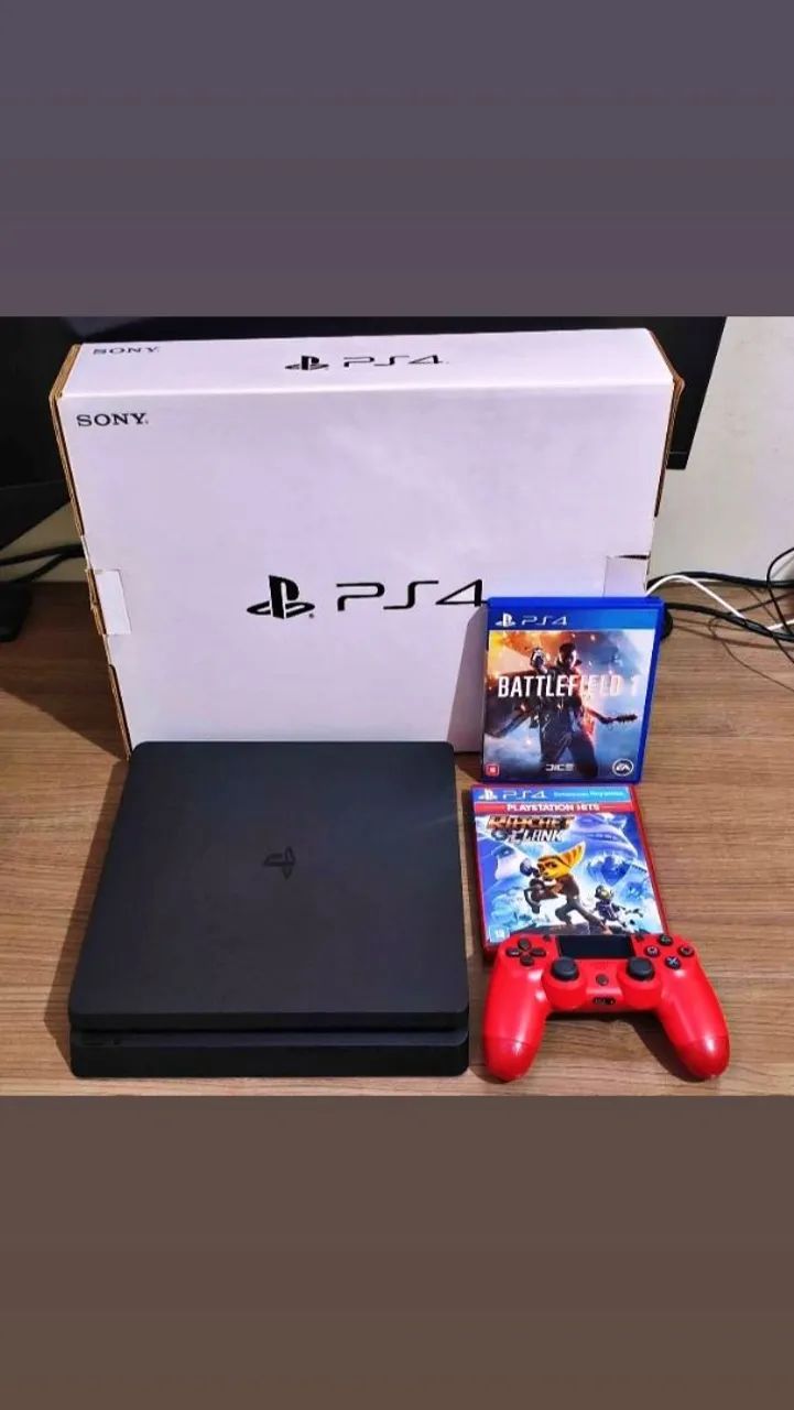 Vendo ps4 slim novíssimo - Consoles de Vídeo Game - Monte Aprazível ...