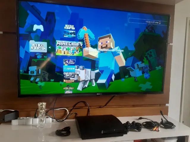 Playstation 3 Slim desbloqueado cheio de jogos! - Consoles de Vídeo ...