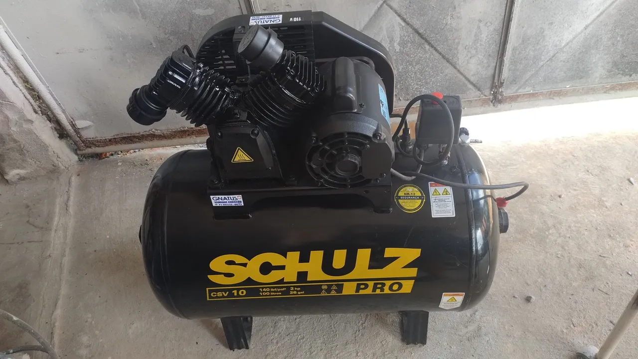 "compressor de ar de 100 litros" no Brasil