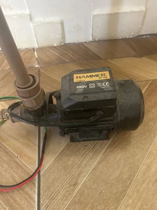 Bomba d'água Hammer MP-500 1/2CV 220V - Instalações Elétricas e ...