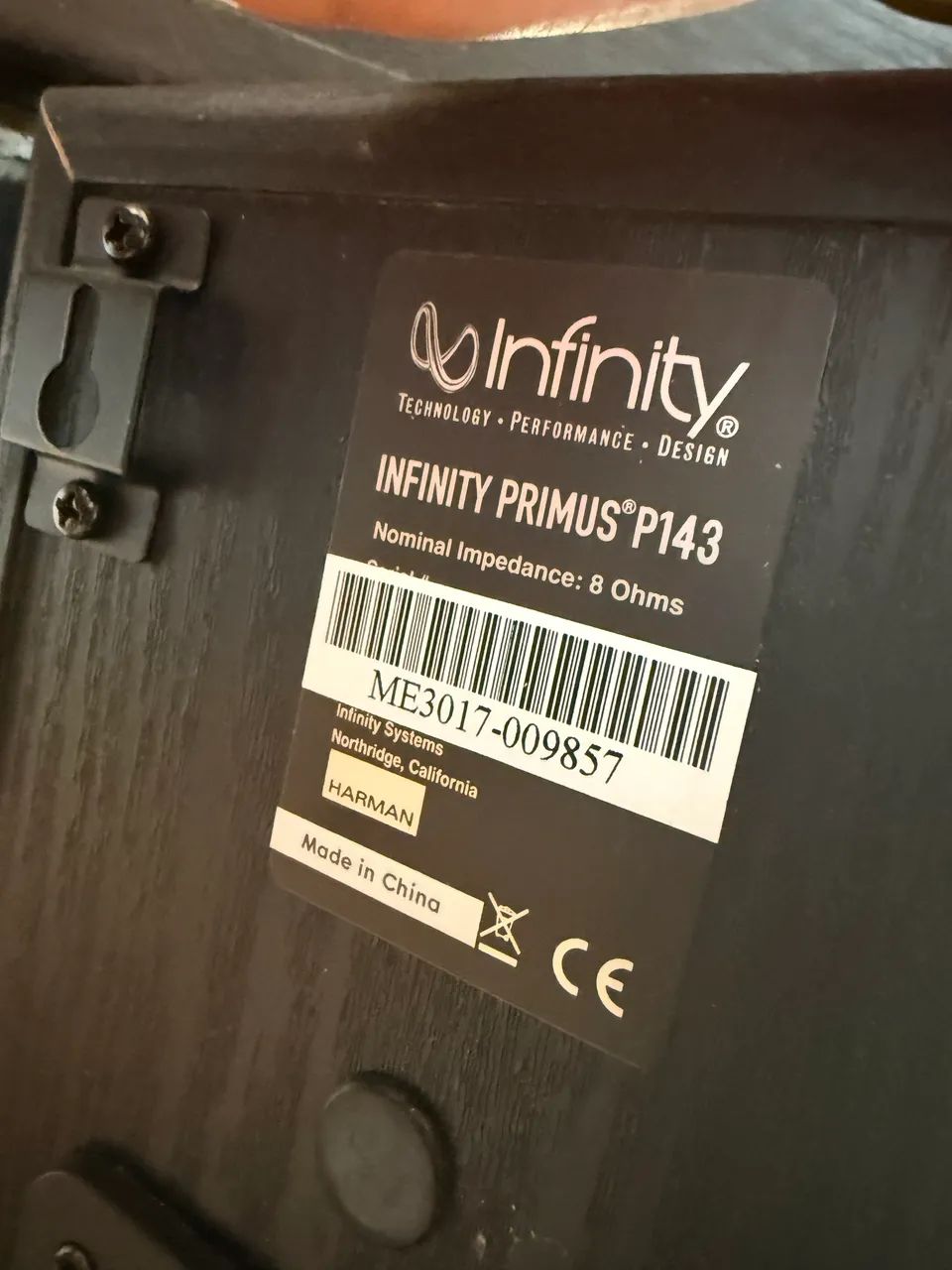Caixas de som Harman Infinity Primus P143 e PC251 - Aparelhos de Som ...