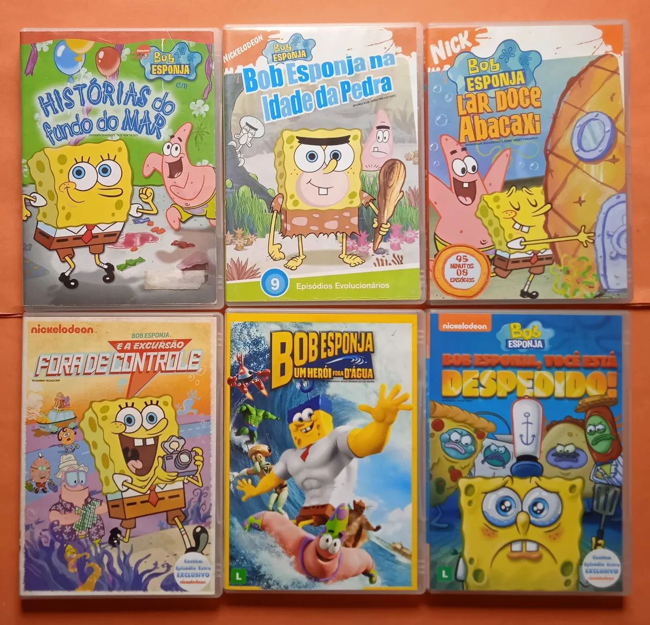 Dvd Bob Esponja - 6 Títulos - CDs, DVDs etc - Pilarzinho, Curitiba ...