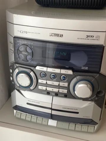 "aparelho de som mini system philips" no Brasil