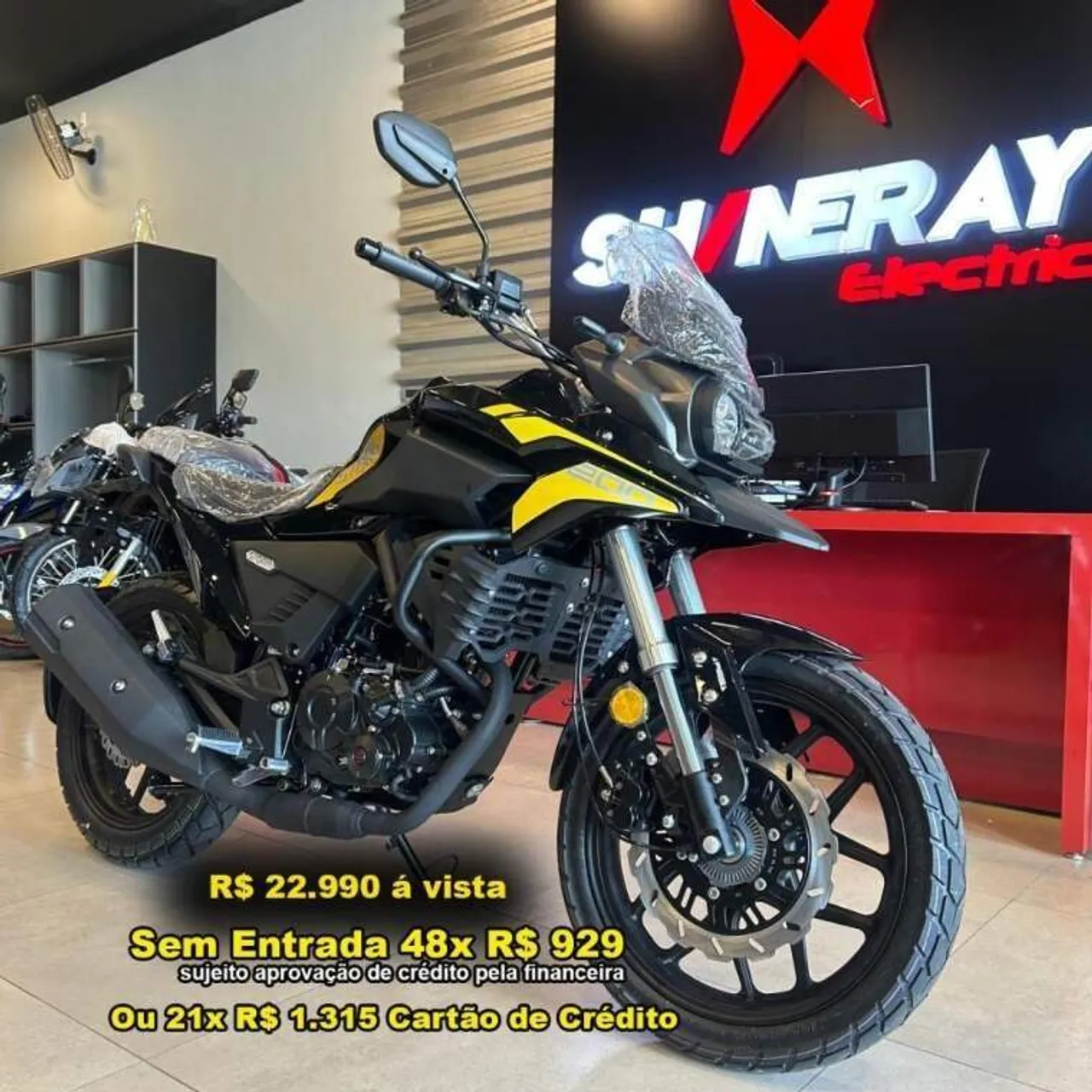 Motos Shineray XY 200 STORM EFI no Brasil