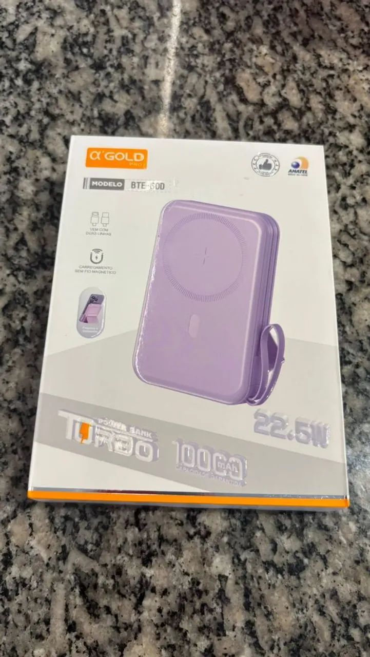 Diga adeus aos fios! Carregamento sem fio em qualquer lugar! Power bank ...