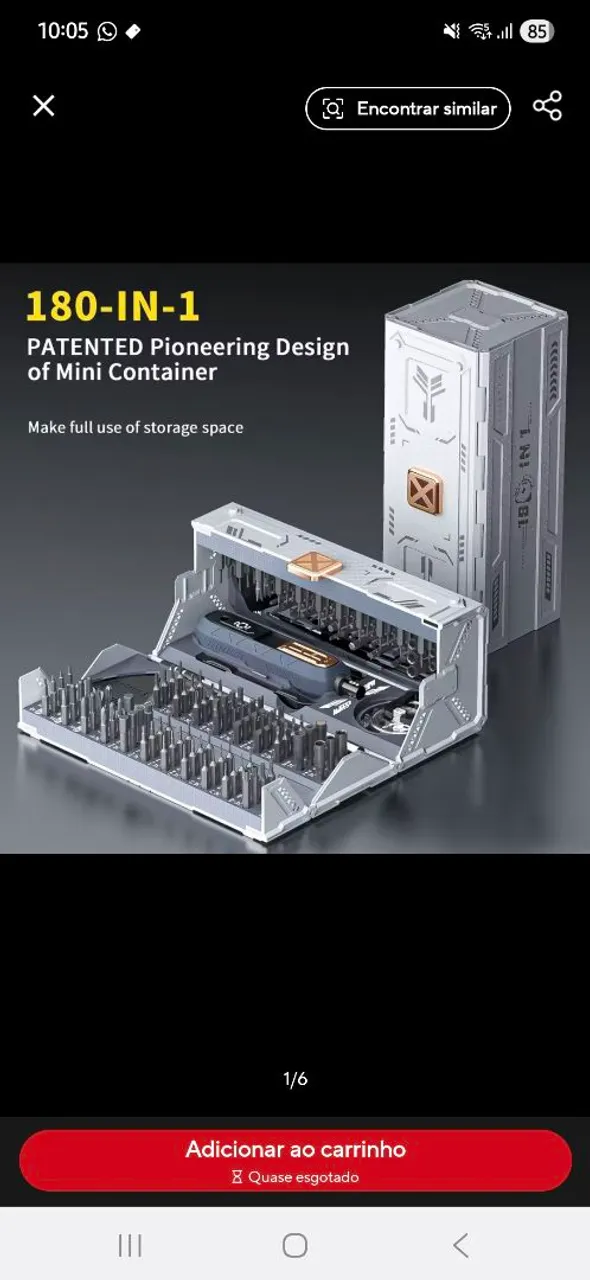 "mini container" no Brasil