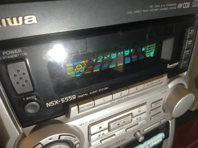 Mini System Aiwa NSX S559 central e caixas perfeita.. - Aparelhos de Som - Jardim dos ...