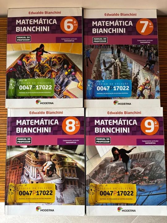 Matemática Bianchini - 6º, 7º, 8º e 9º ano - Manual do Professor ...