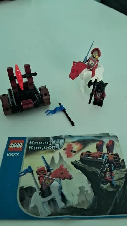 Lego coleção Knights Kingdom - Catpulta com Bola de Fogo 8873 ...