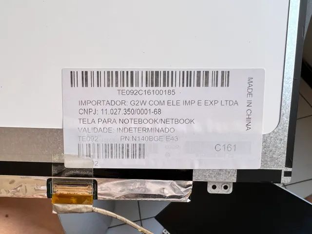 "tela de 14 polegadas" no Brasil