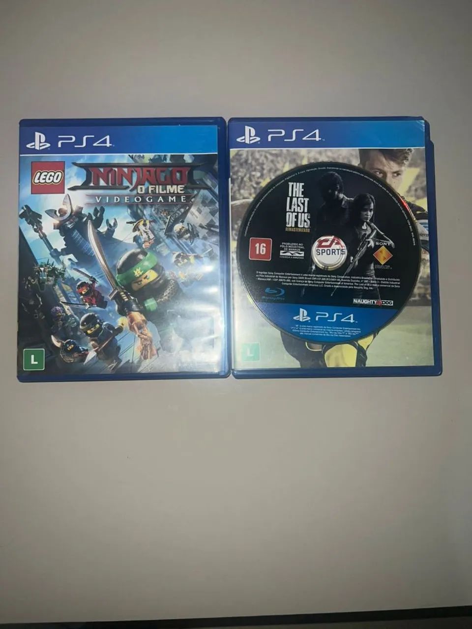 Jogos CD ps4. lego NINJAGO, The Last of us, (unidade) - Jogos de Vídeo ...
