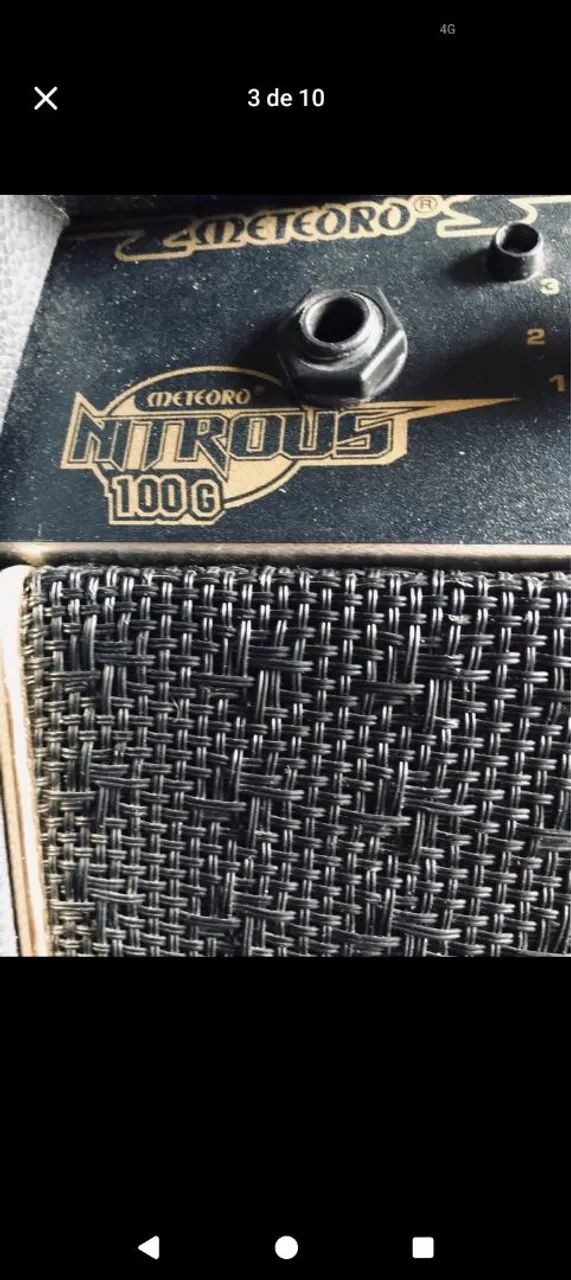 AMPLIFICADOR METEORO NITROUS 150W 2 FALANTES POTENTES - Instrumentos ...