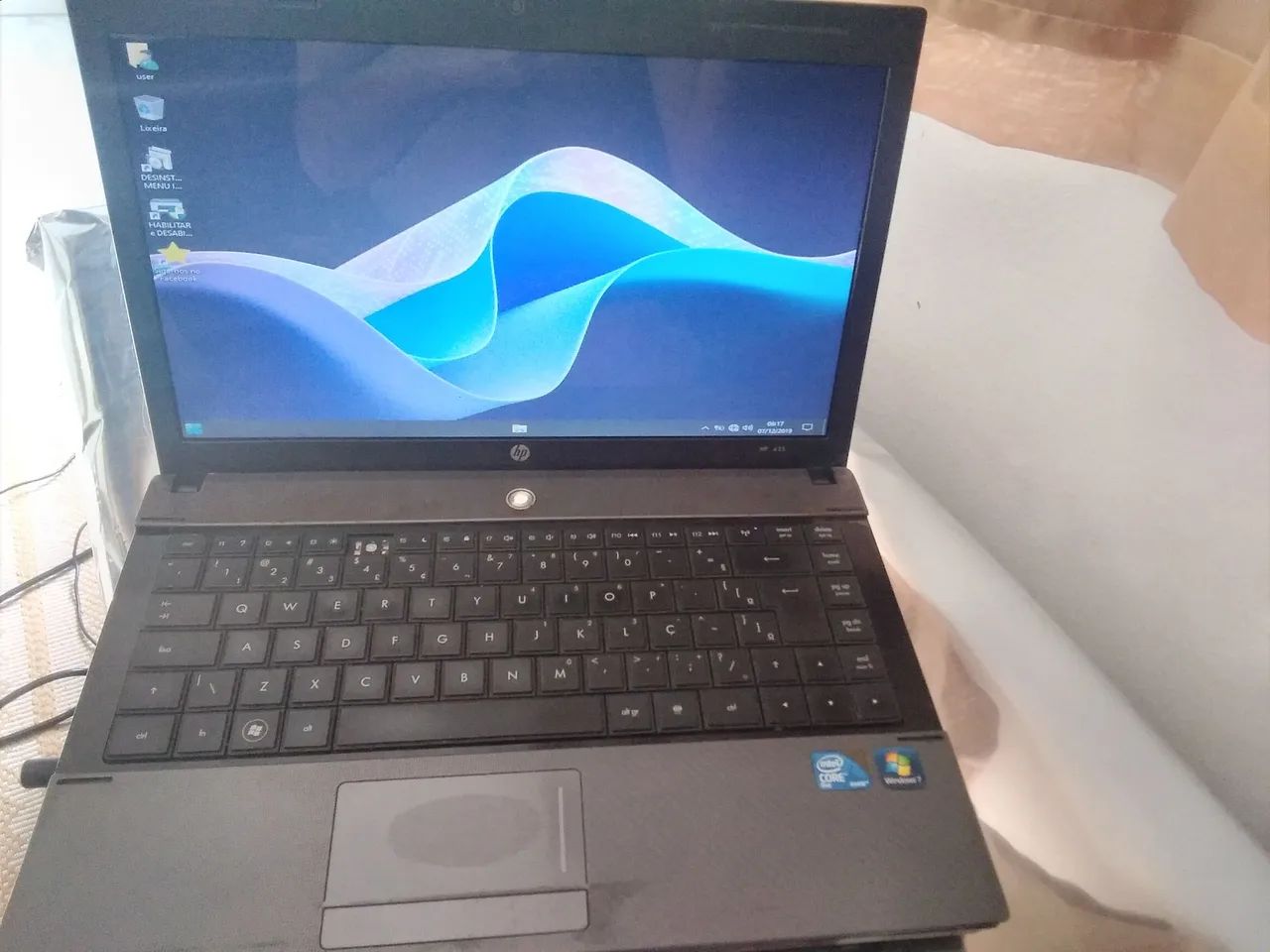 Notebook HP 425 SSD128GB 8Gb Ram Funcionando Windows 10 só funciona ...