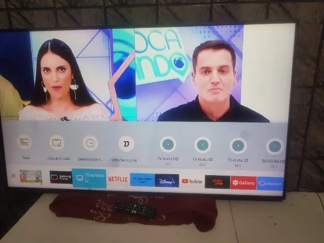 Smart Tv Samsung Cristal 55 4k Bloutouch Inteligencia Artificial Ultra Fina Completissima - TVs ...