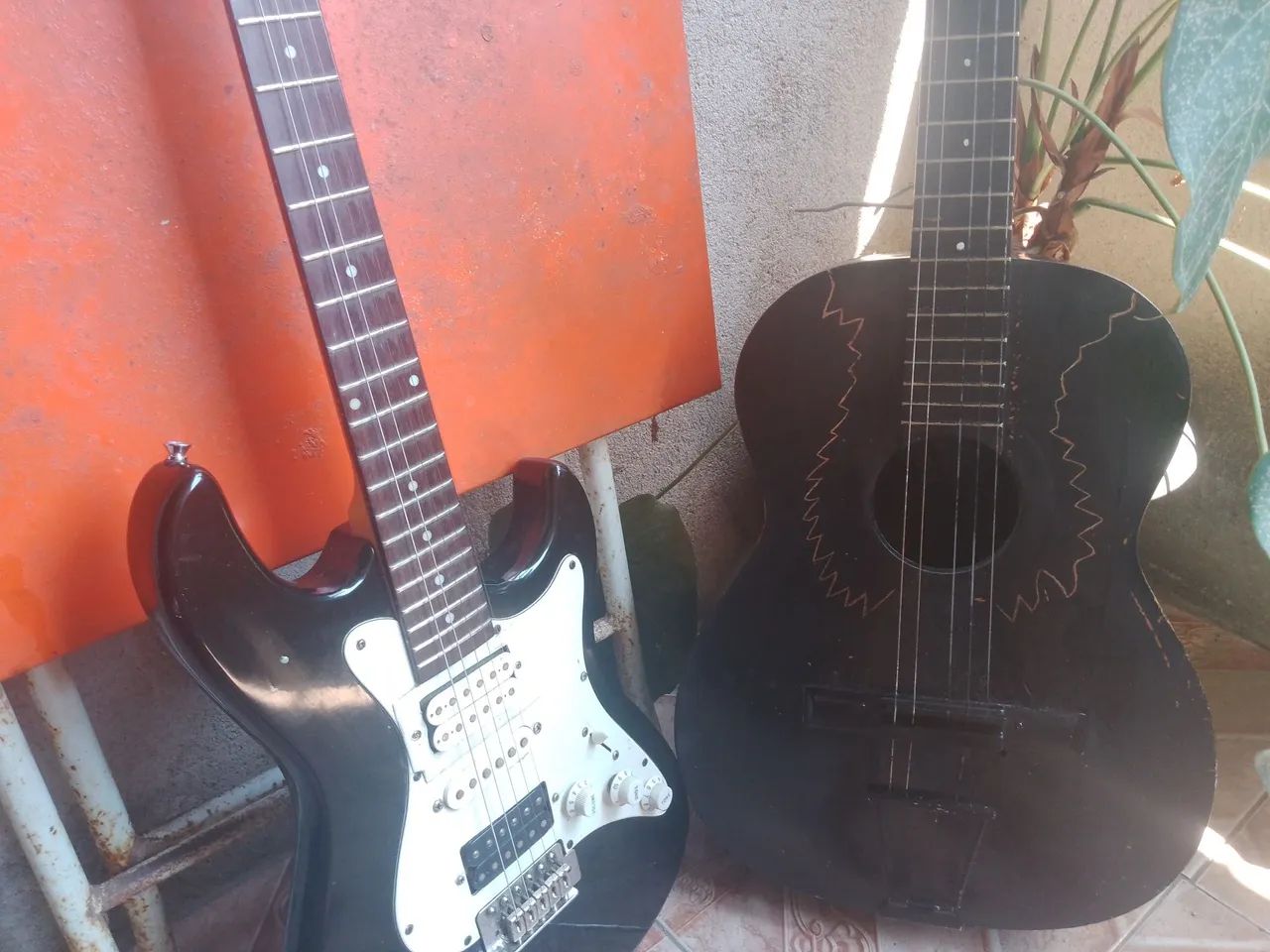 Guitarra e viola- Par ideal para iniciantes! - Instrumentos musicais ...