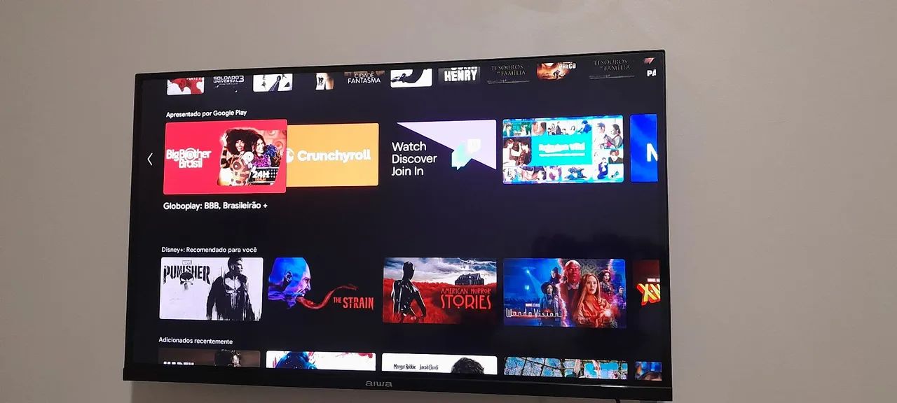 Android tv aiwa 32pol seminário nova - TVs - Jardim São Francisco ...