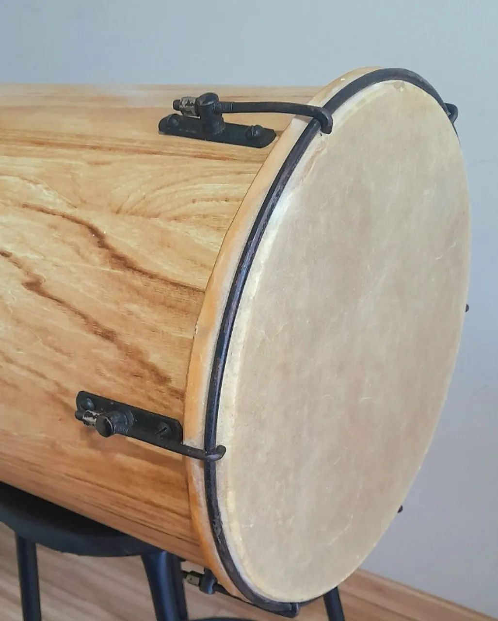 Tan-tan reto (rebolo) 14" de alumínio (67 cm) com capa - Instrumentos ...