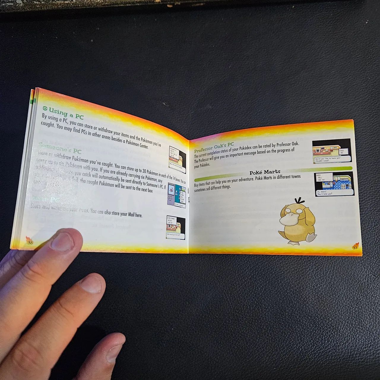 Manual Pokemon Fire Red + Manual Gameboy - Peças e Acessórios de Vídeo ...