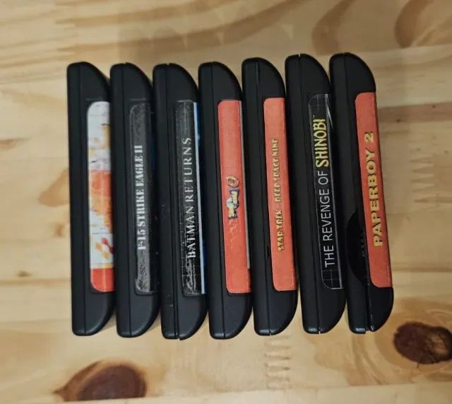 Lote de Jogos Originais RELABEL e REPAINT Mega Drive - Jogos de Vídeo ...