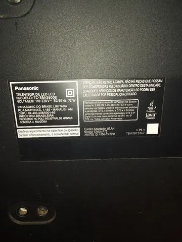 "smart tv 42 polegadas panasonic" no Brasil