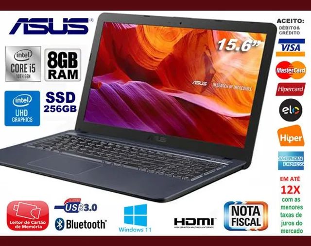"notebook asus sonic master" no Brasil